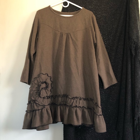 Sarah Clemens | Dresses | Sarah Clemens Clothing Babydoll Swirl Dress ...